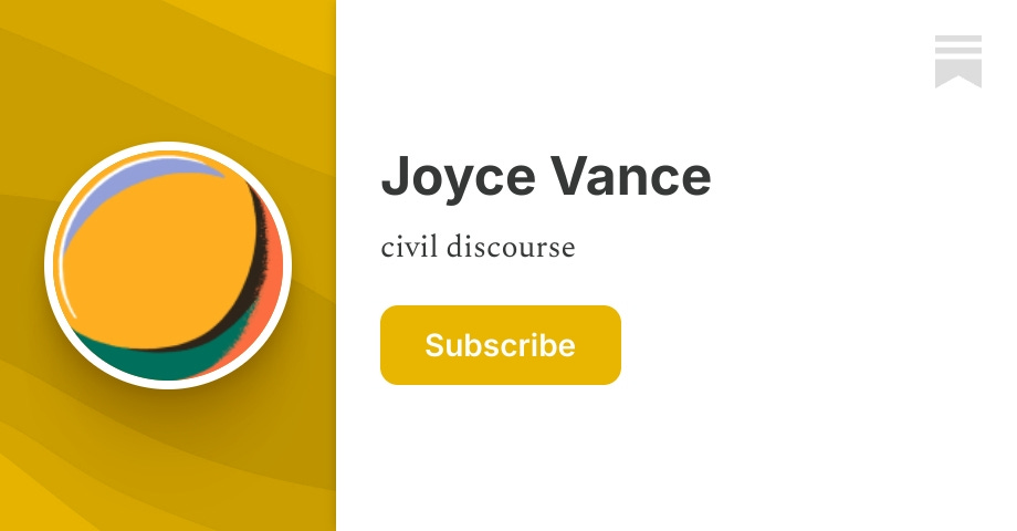 Joyce Vance | Sylvia Partridge | Substack