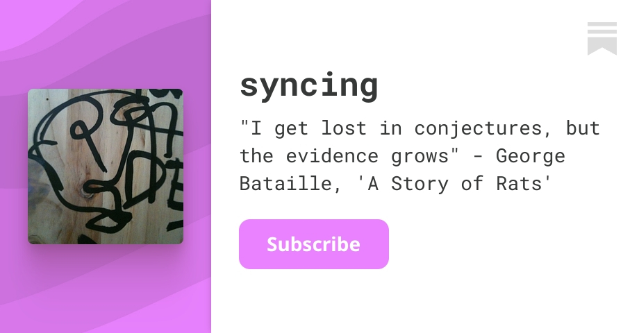 syncing | Jack Gavaghan | Substack