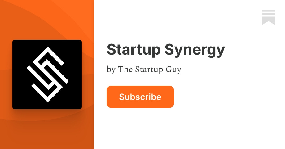 Startup Synergy | The Startup Guy | Substack