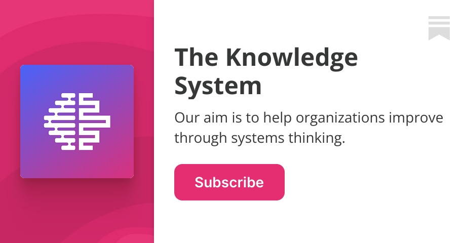 The Knowledge System | Michael Carr | Substack