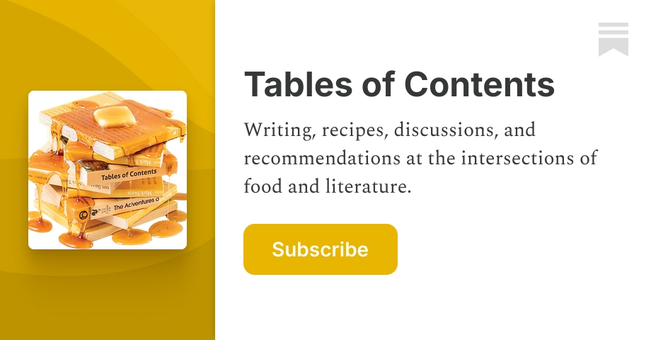 Tables of Contents | Substack