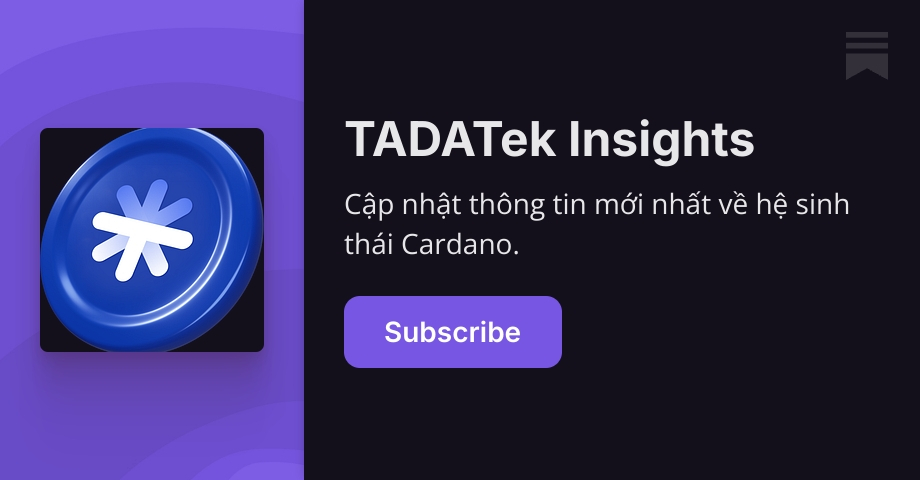 TADATek Insights | Cardano Media | Substack