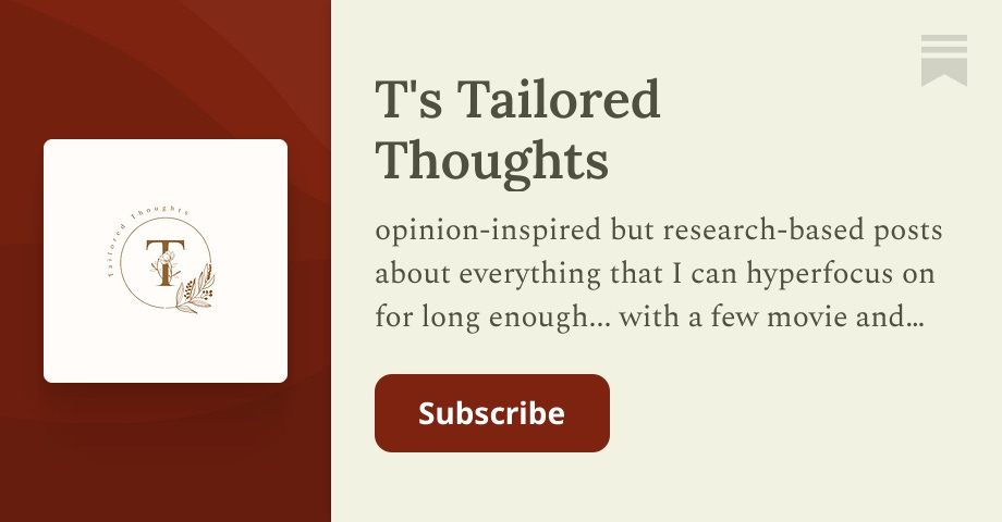 T's Tailored Thoughts | Tatiana | Substack