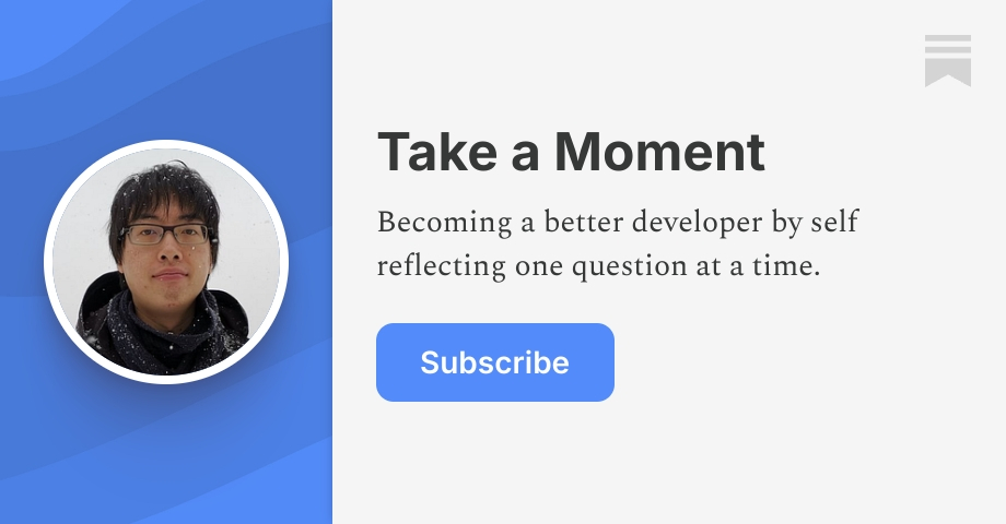 Take a Moment | Chak Shun Yu | Substack
