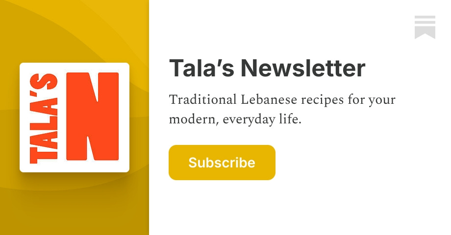 Tala’s Newsletter | Tala Soubra | Substack