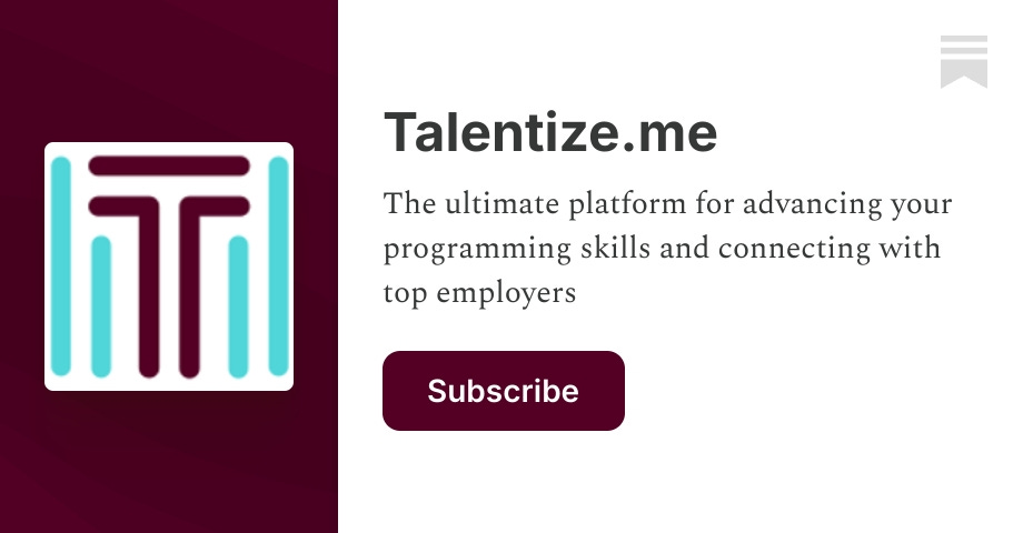Talentize.me | Sergiy Osypchuk | Substack