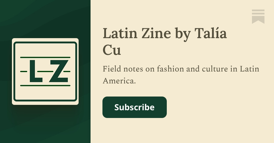 Latin Zine by Talía Cu | Substack