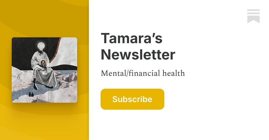 Tamara’s Newsletter | Tamara david | Substack