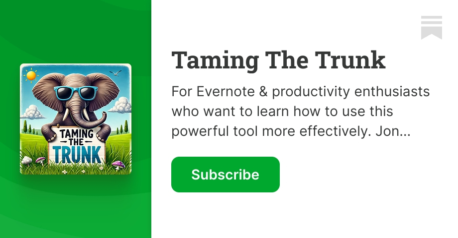 Taming The Trunk | Jon Tromans | Substack