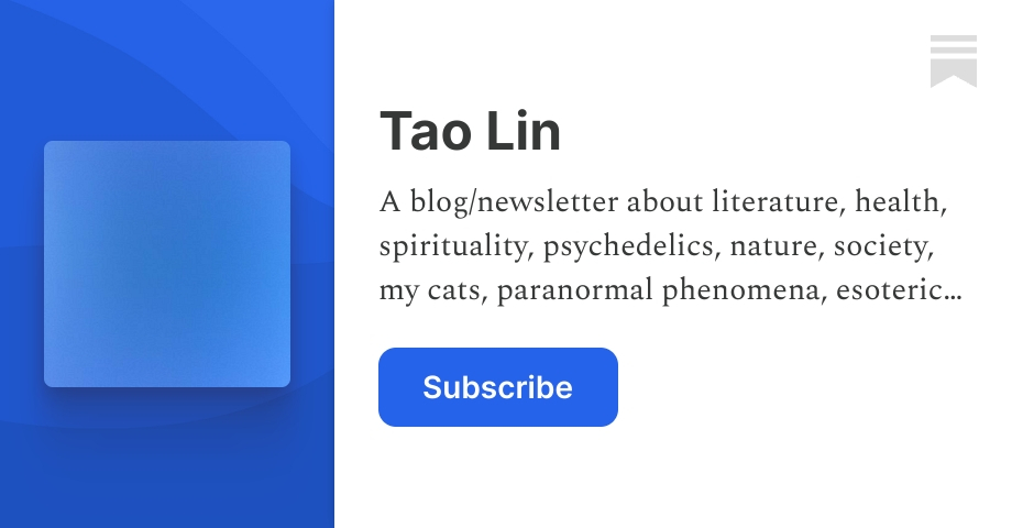 Tao Lin | Substack