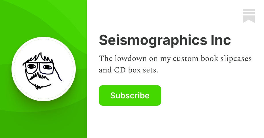 Seismographics Inc | Clifford Jongko | Substack