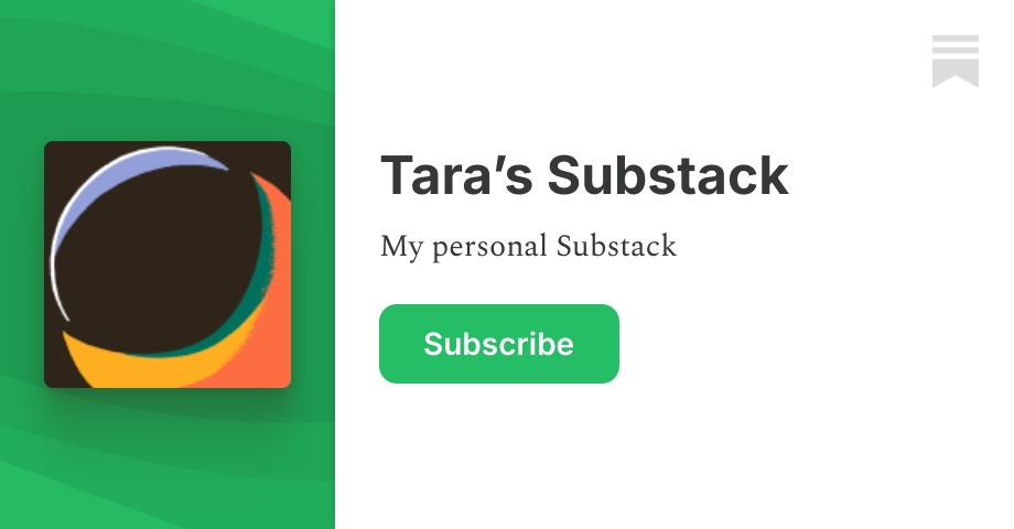 Tara’s Substack | Tara Taylor | Substack