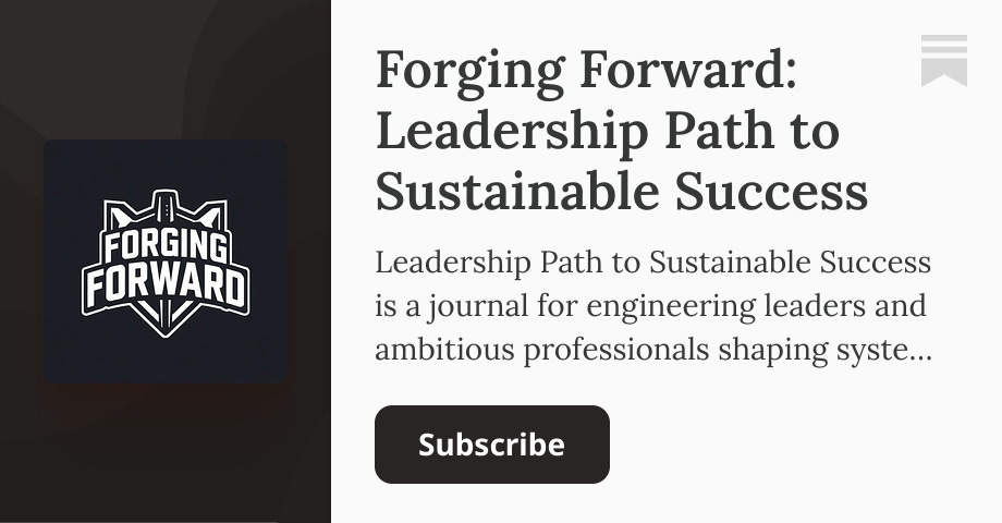 Forging Forward: Leadership Path to Sustainable Success | Tarik Guney | Substack
