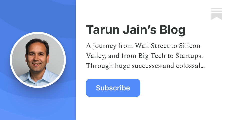 Tarun Jain’s Blog | Substack