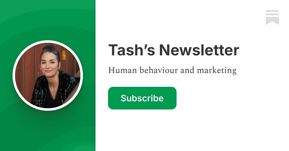 Tash’s Newsletter | Tash Walker | Substack