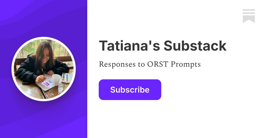 RG Recap - by Tatiana Wells - Tatiana's Substack