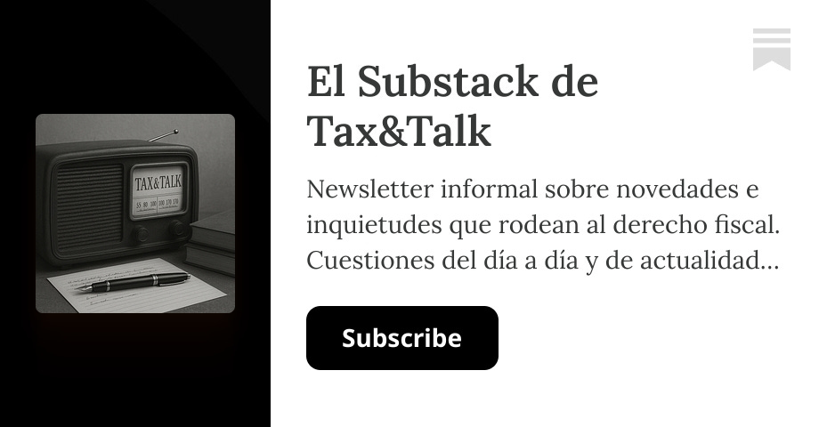 ¡Me donan dinero! - El Substack de Tax&Talk