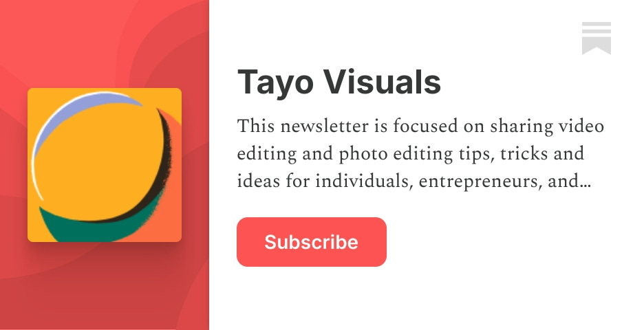 Tayo Visuals | Omotayo Richards | Substack
