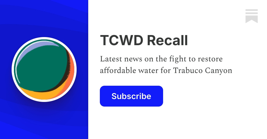TCWD Recall | Ray Chandos | Substack