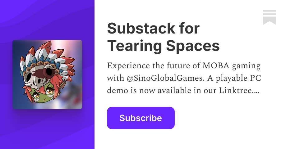 Substack for Tearing Spaces | Substack