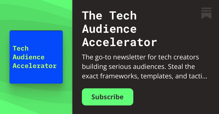 The Tech Audience Accelerator | Paolo Perrone | Substack