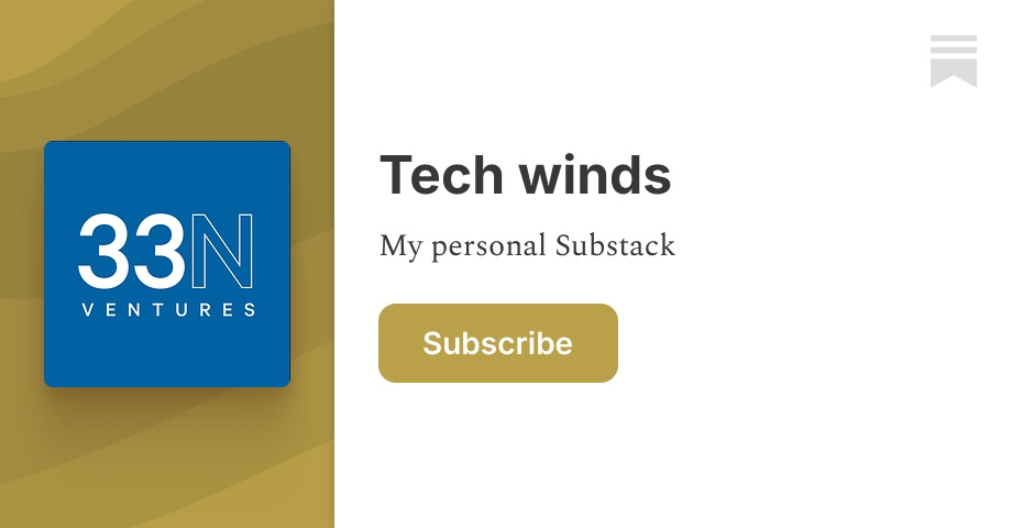 Tech winds | Pedro @ 33N | Substack