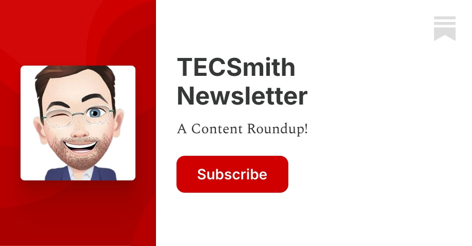 TECSmith Newsletter | Thomas EC. Smith | Substack