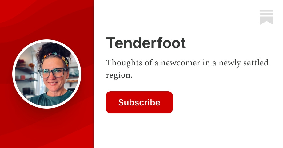 Tenderfoot | Gail Lambert Emerson | Substack