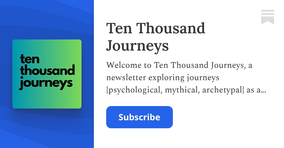 Ten Thousand Journeys | Priya | Substack