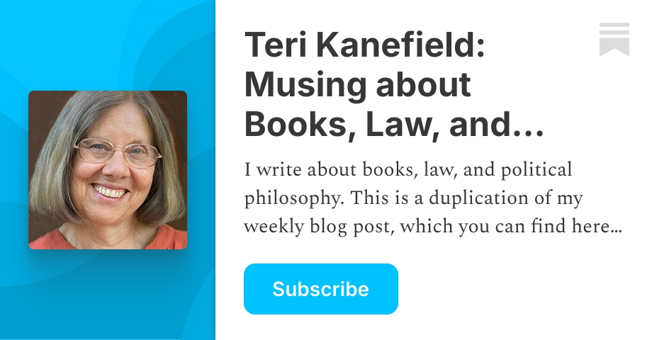 About - Teri Kanefield: Musing about Books, Law, and Politics