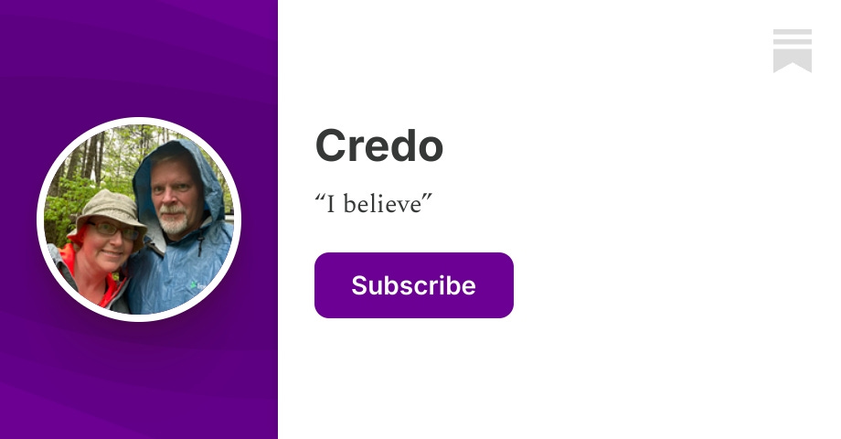 Credo | Terri Stott | Substack