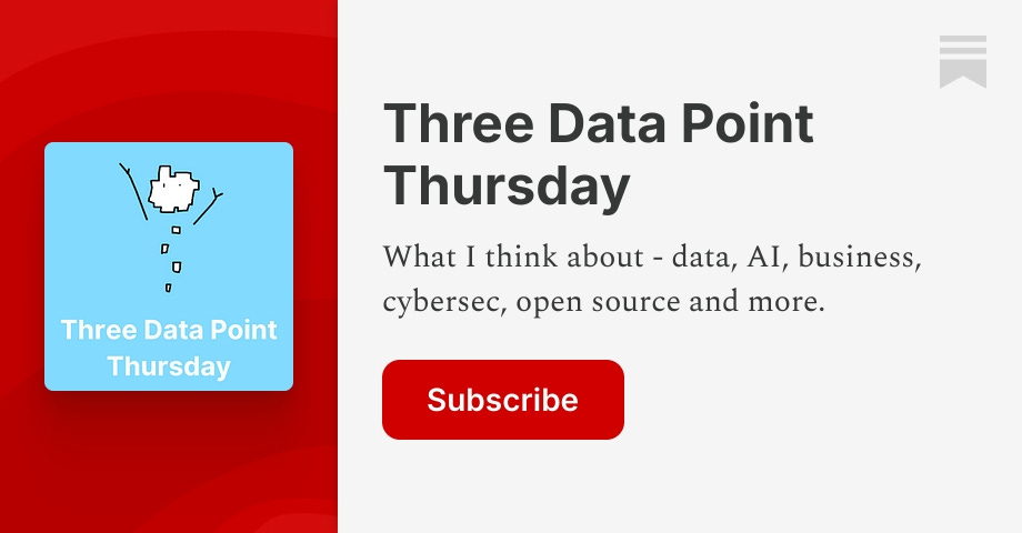 Three Data Point Thursday | Sven Balnojan PhD | Substack