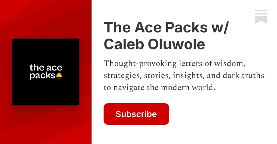 The Ace Packs w/ Caleb Oluwole | Substack