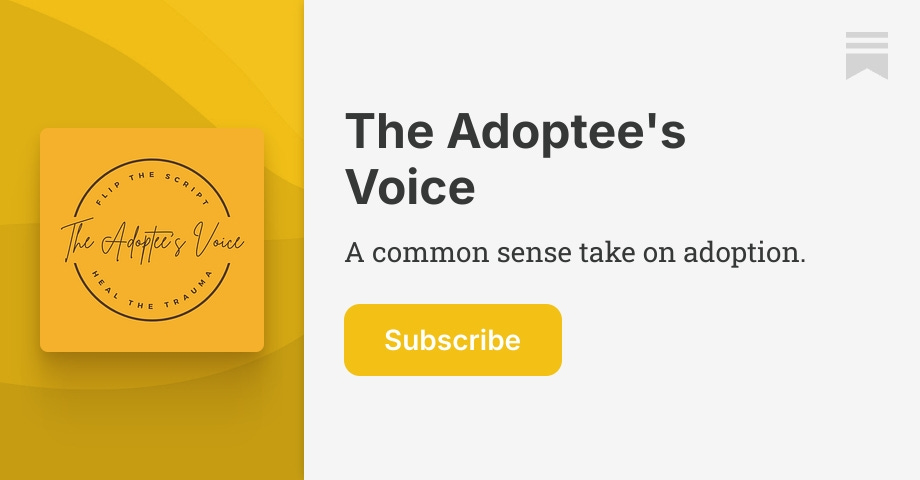 The Adoptee's Voice | Ruthie Jackson | Substack