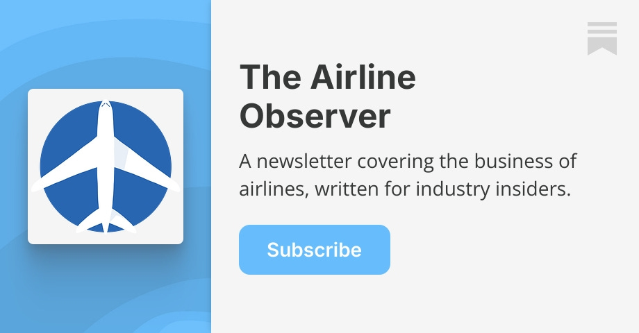 The Airline Observer | Brian Sumers | Substack