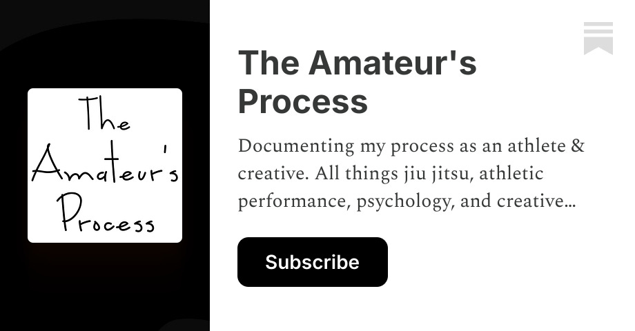 The Amateur's Process | Rainen Sky | Substack