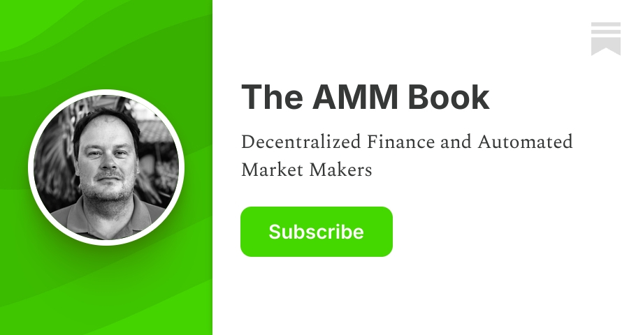The first AMM Book newsletter - by Stefan Loesch