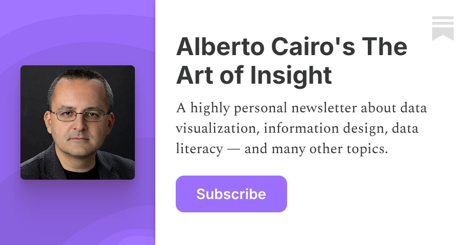 Alberto Cairo's The Art of Insight | Substack