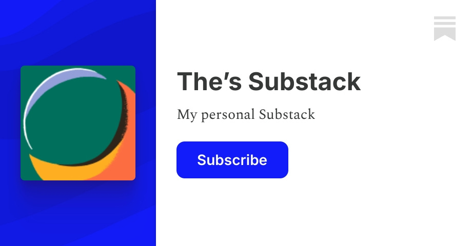 The’s Substack | The Audens Magazine | Substack