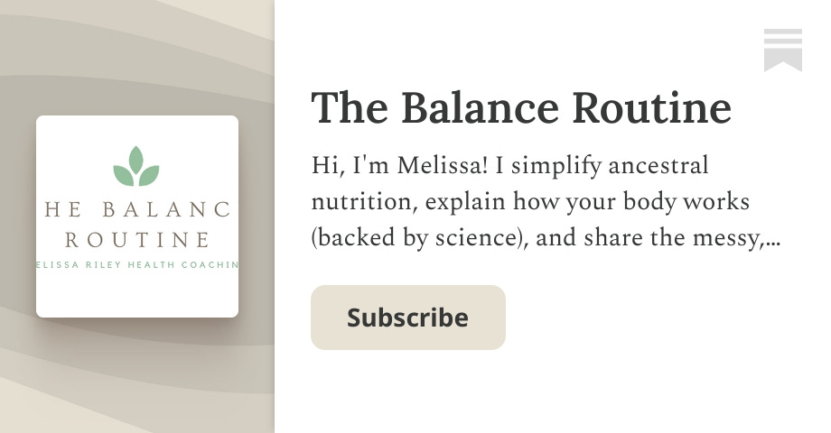 Coming soon - The Balance Routine