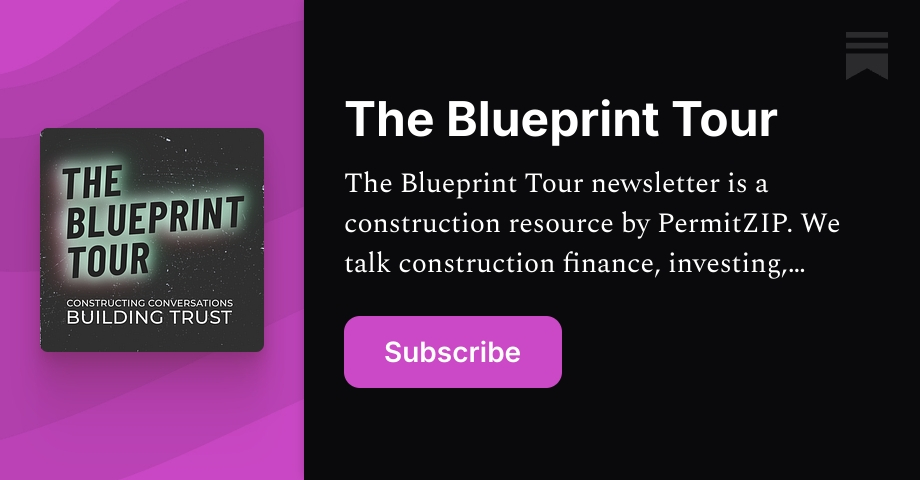 The Blueprint Tour | Kenny Shultz | Substack