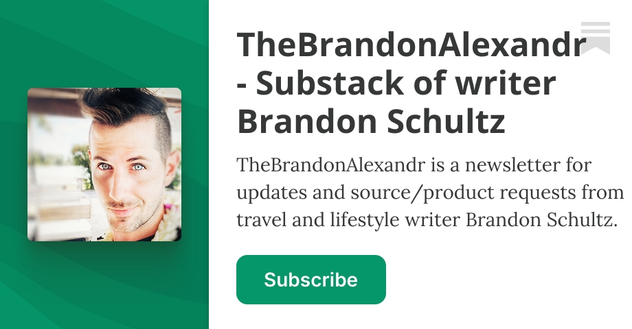 TheBrandonAlexandr - Substack of writer Brandon Schultz | Substack