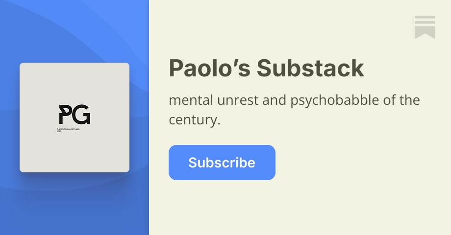 Paolo’s Substack | Paolo Grumo | Substack