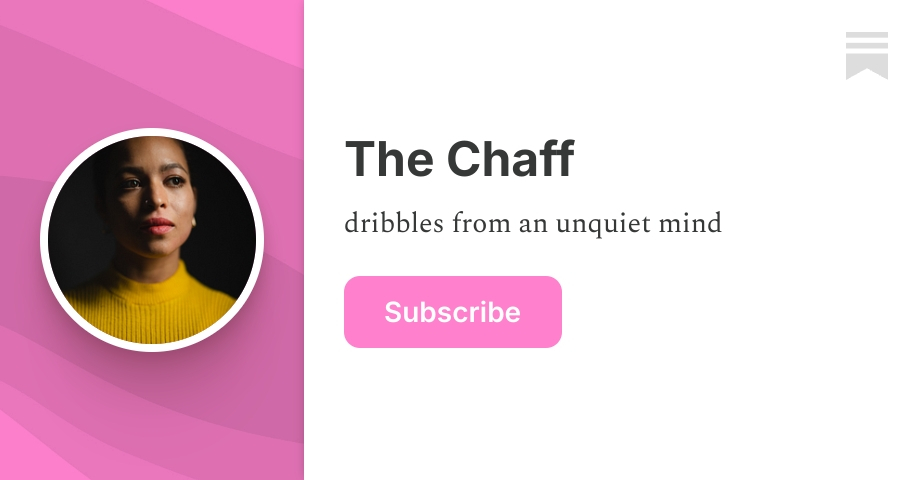 The Chaff | Moya Lothian-McLean | Substack