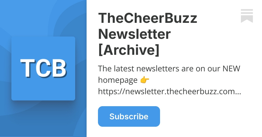 TheCheerBuzz Newsletter | Substack