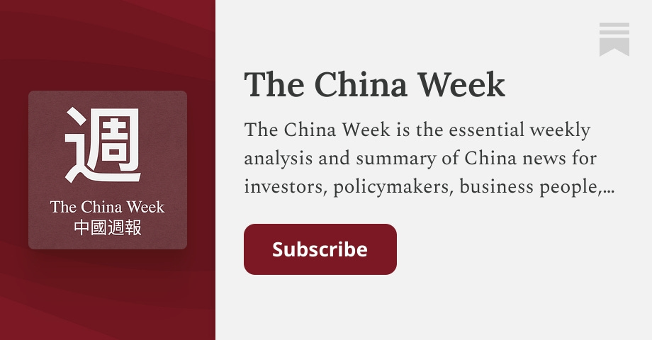 The China Week | Substack