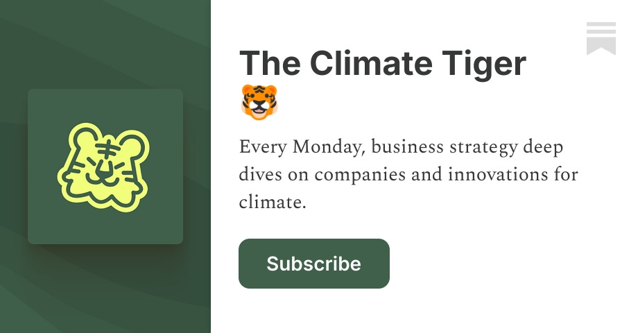 The Climate Tiger 🐯 | Substack