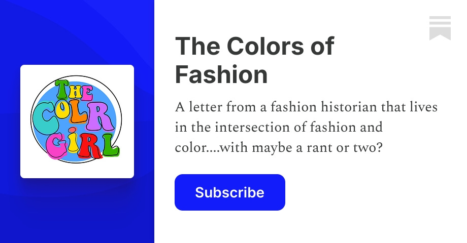 The Colr of Fashion | Coco | Substack
