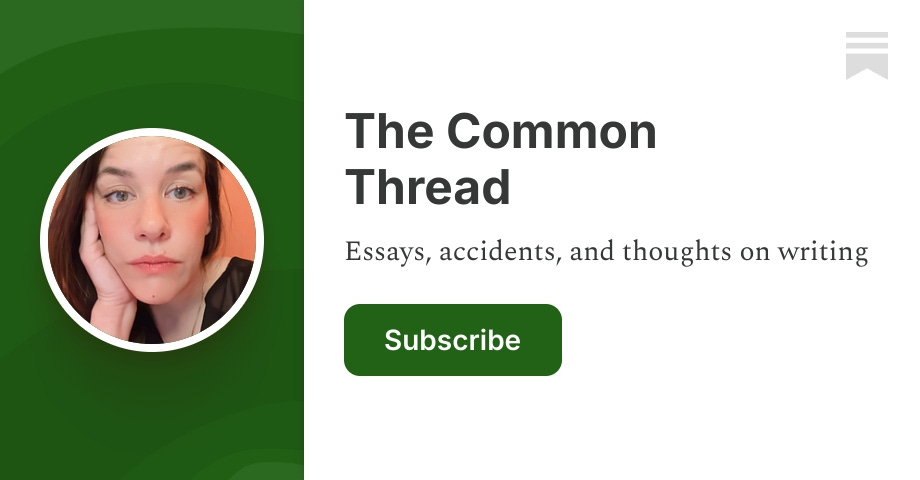 The Common Thread | Nadine Monem | Substack