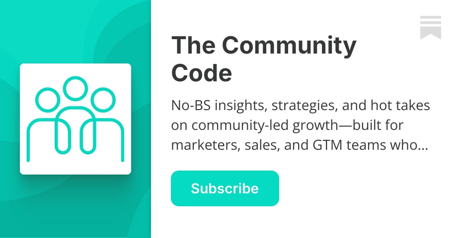 The Community Code | Joshua Zerkel | Substack